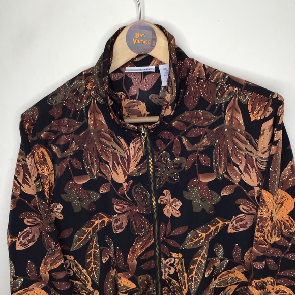 Blair | Jackets & Coats | Vintage 9s Blair Fall Leaves Leaf All Over ...